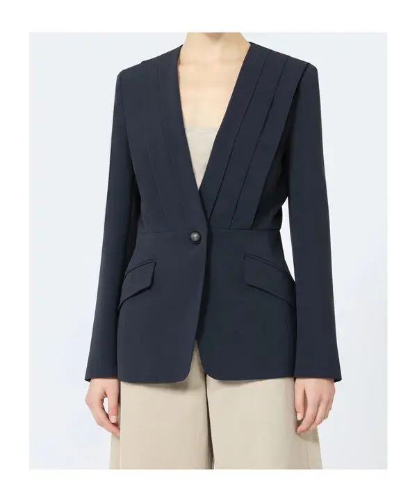 Max Mara Long-sleeved Suit Jacket