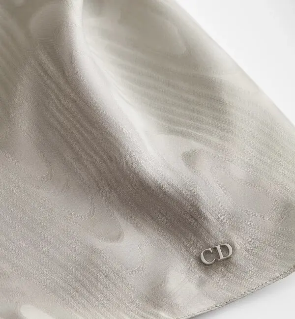 Dior Sleeveless Draped Top With Cd Logo