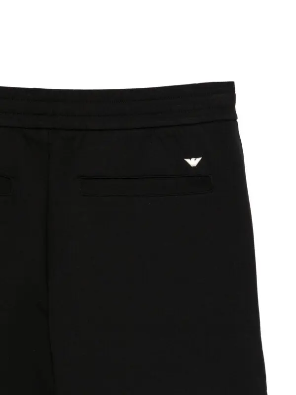 Emporio Armani Logo Embroidered Track Shorts