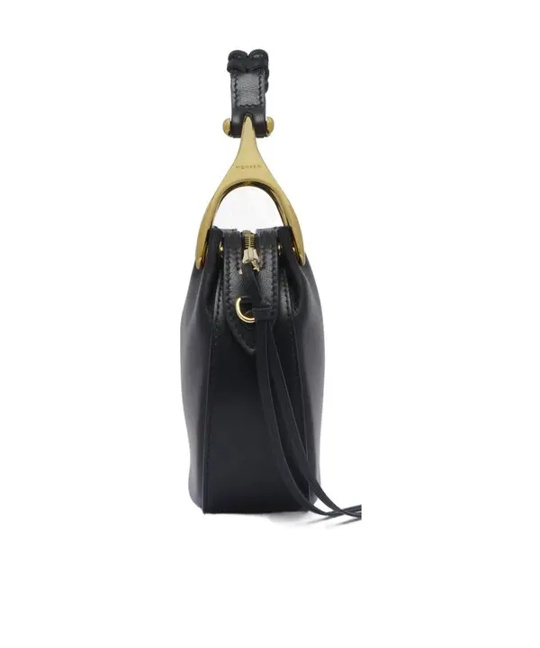 Alexander McQueen Wishbone Mini Bag - Black