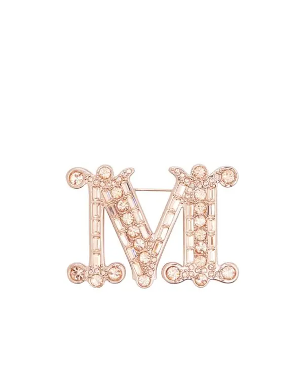 Max Mara Letter Brooch