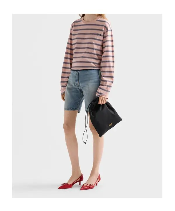 Prada Striped Long-sleeved T-shirt