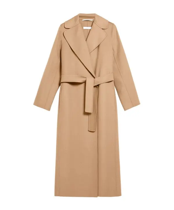 Max Mara Wool Drap Wrap Coat