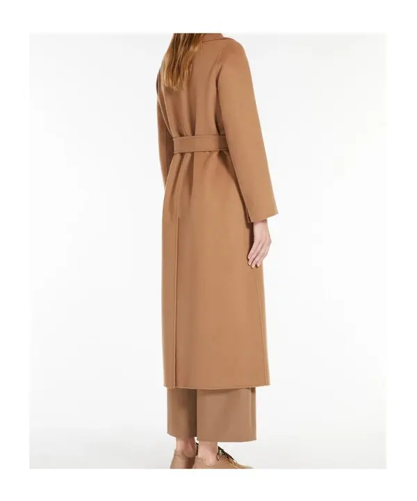Max Mara Poldo Belted Long Coat - Camel