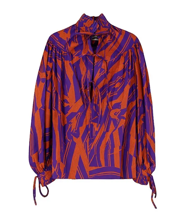 Dries Van Noten Ruffled Cotton Shirt - Multicolor