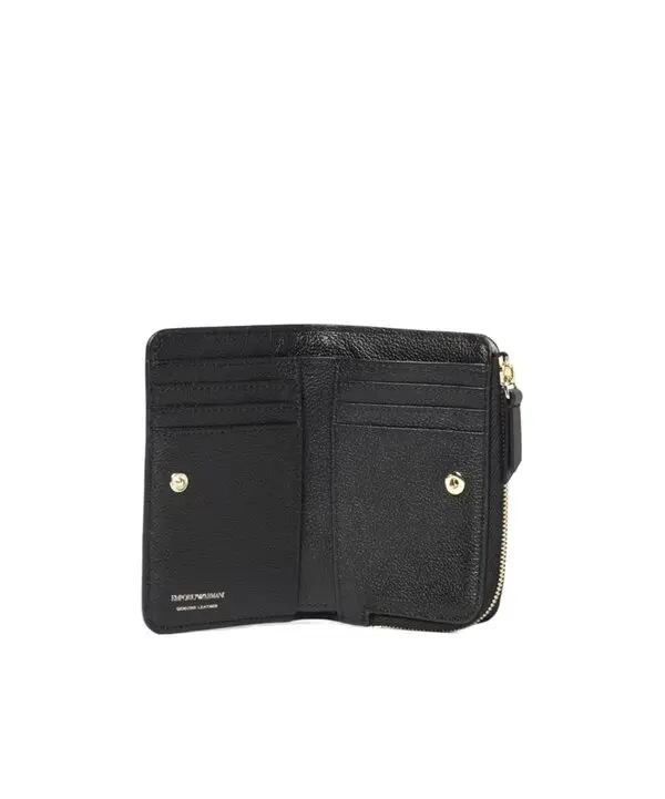 Emporio Armani Logo Stamp Zip-up Wallet
