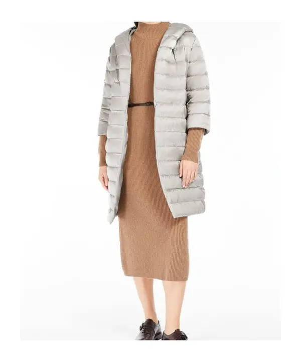 Max Mara Reversible Water-repellent Satin Down Jacket