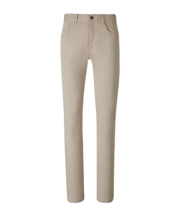 Canali Belt Loop Jeans - Beige