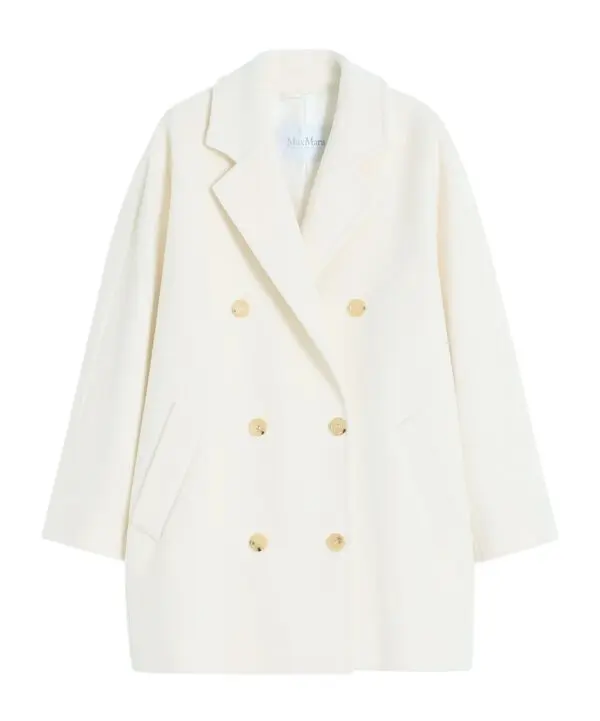 Max Mara 101801 Icon Short Coat - White