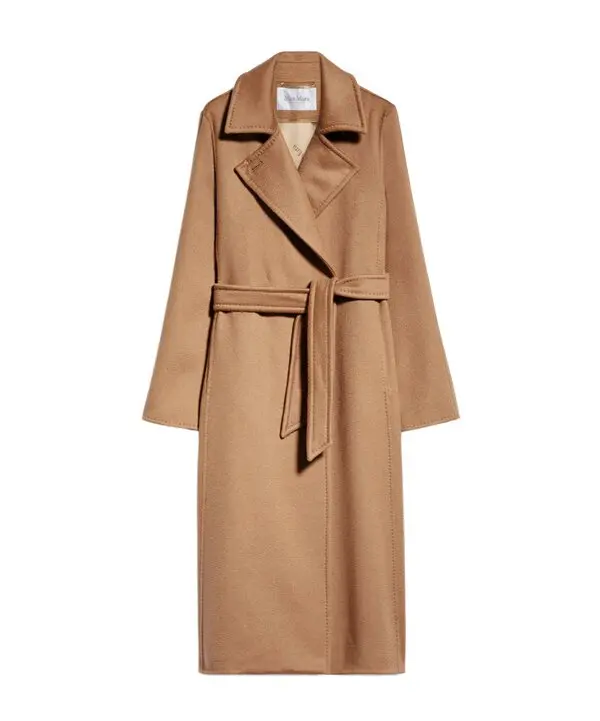Max Mara Manuela Belted Wrap Coat - Camel