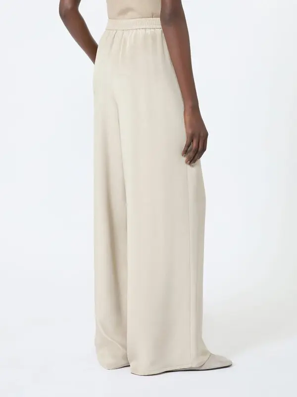 Max Mara Elastic Waist Wide Leg Trousers