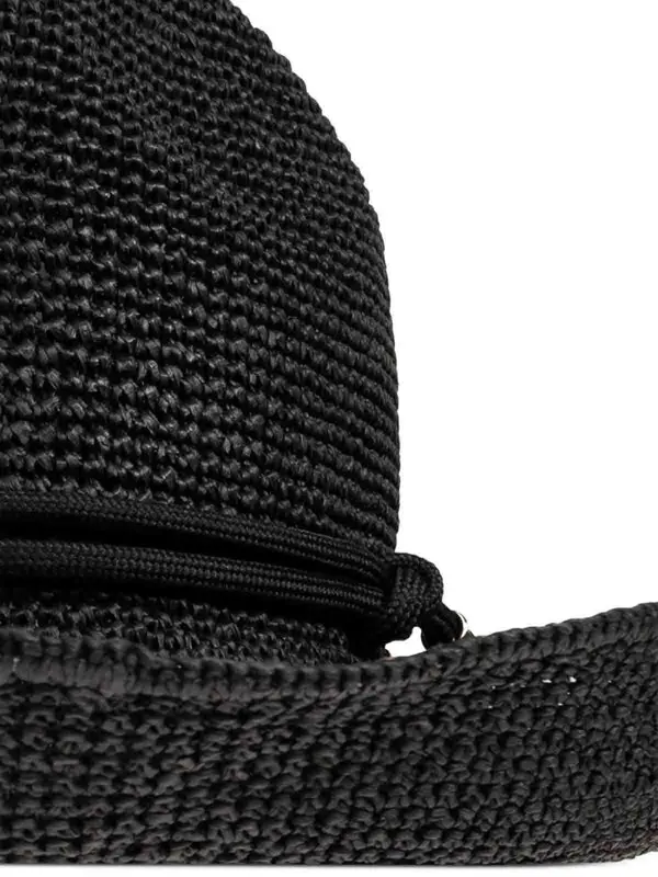 Emporio Armani Woven Wide Brim Hat