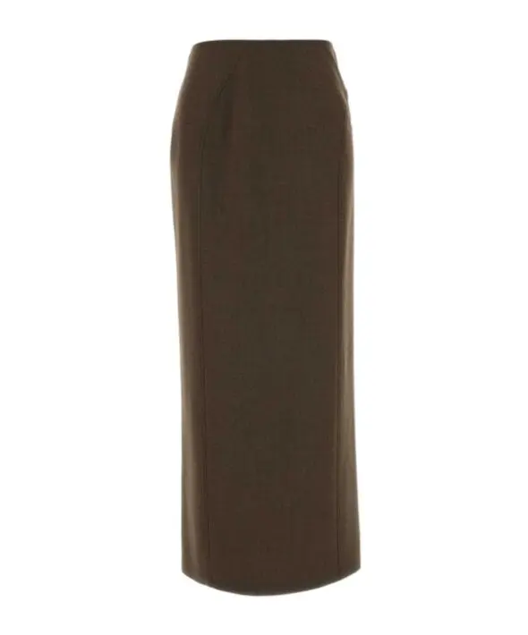 JIL SANDER Slit Midi Skirt