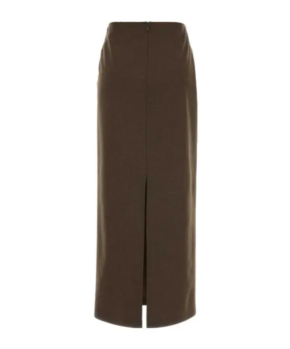 JIL SANDER Slit Midi Skirt