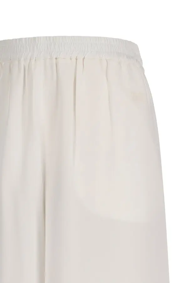Max Mara Volonta Wide-leg Trousers - White