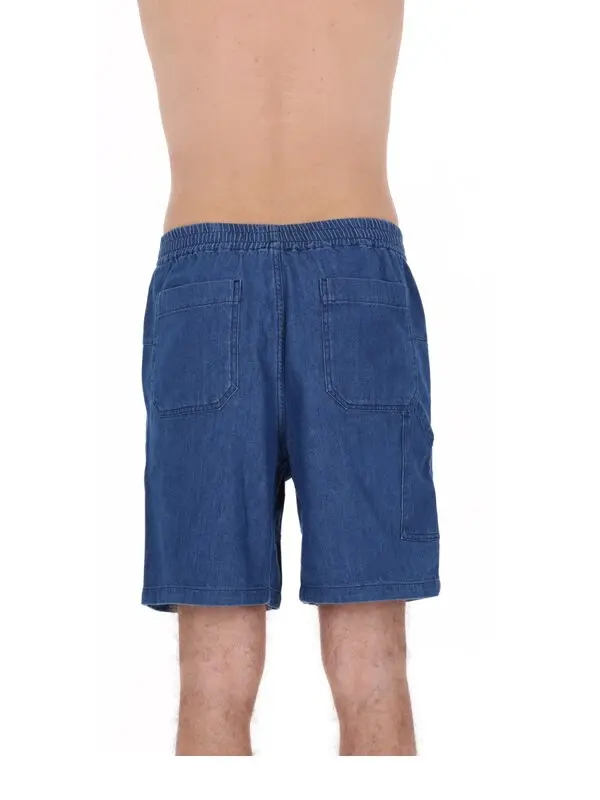 A.p.c. Denim Shorts With Elastic Waist