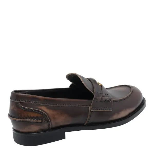Miu Miu Round-toe Loafers