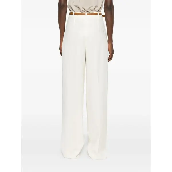 Max Mara Belted Pleated Trousers