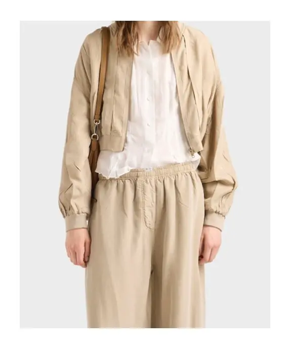 Prada Garment-dyed Washed Silk Shirt - Ivory