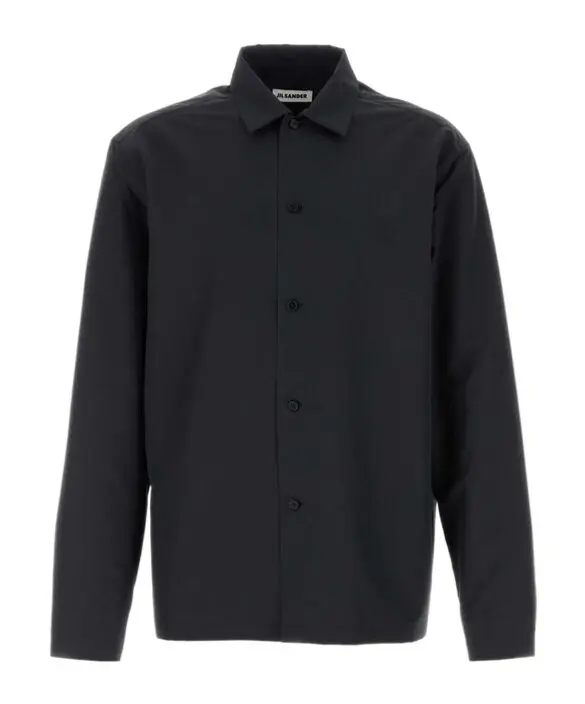 JIL SANDER Long-sleeved Shirt - Black