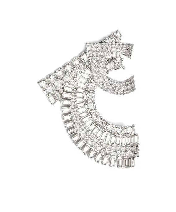 FERRAGAMO Geometric Arched Brooch