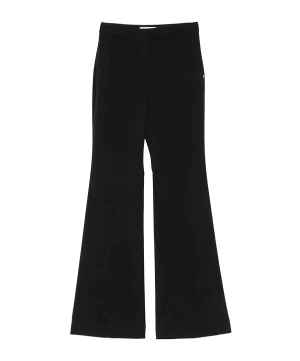 Sportmax Casual Pants With Belt Loops - Black