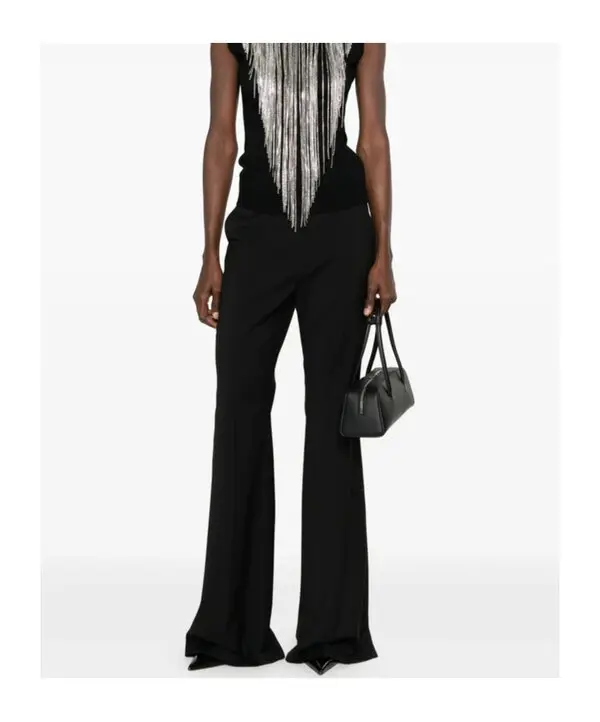 Sportmax Flared Trousers With Belt Loops