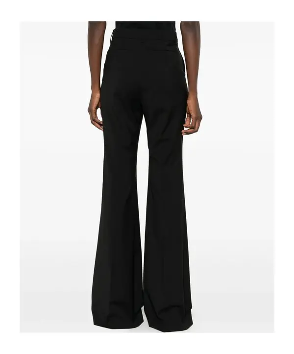 Sportmax Flared Trousers With Belt Loops