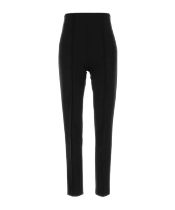 JIL SANDER High-waisted Casual Pants - Black