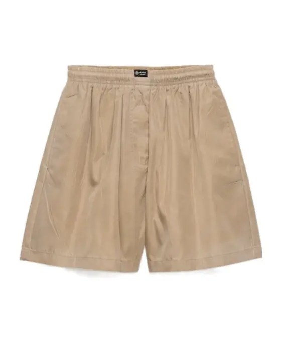 Prada Washed Re-nylon Shorts - Camel