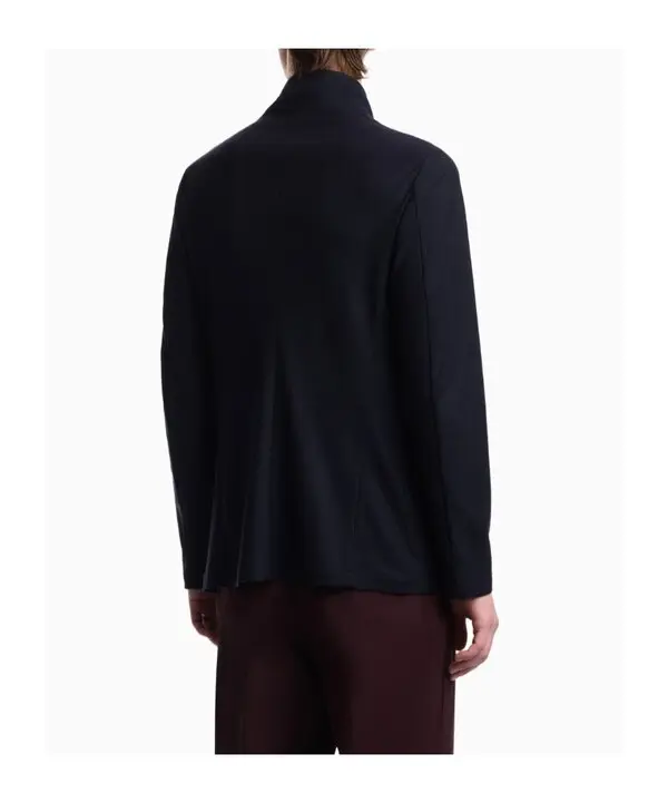 Emporio Armani Tailored Jacket With Stand Collar