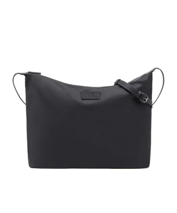MAISON MARGIELA Logo-patch Crossbody Bag - Black