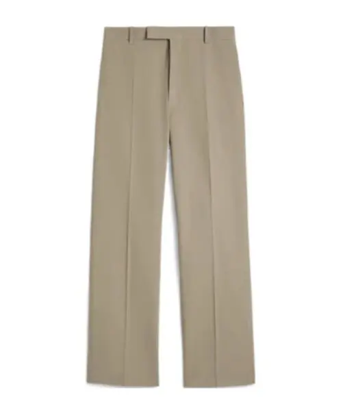 JIL SANDER Cotton Drill Trousers - Khaki