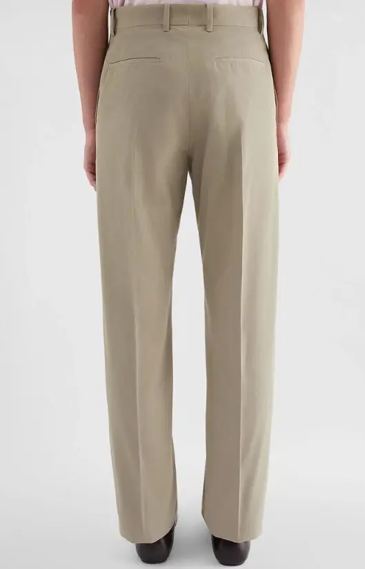 JIL SANDER Cotton Drill Trousers