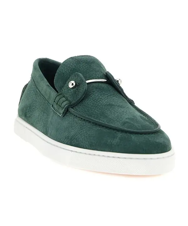CHRISTIAN LOUBOUTIN Chambeliboat Loafers - Agave