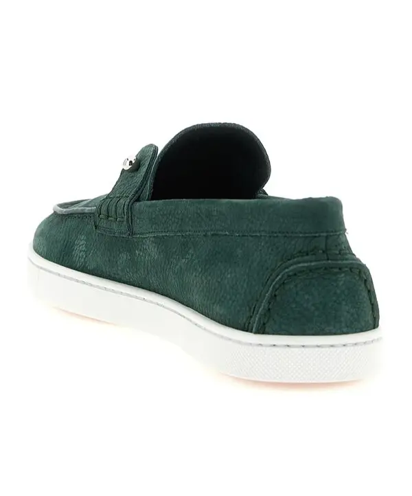 CHRISTIAN LOUBOUTIN Chambeliboat Loafers - Agave