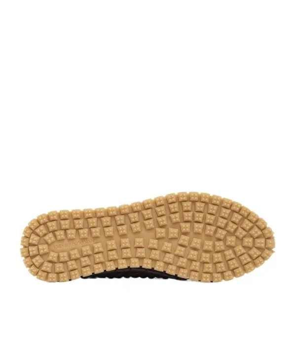 Emporio Armani Woven Toggle-fastening Sneakers