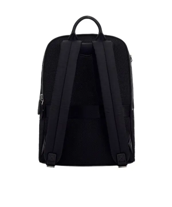 Emporio Armani Backpack With Front Zip Pocket And Metal Logo Plaque