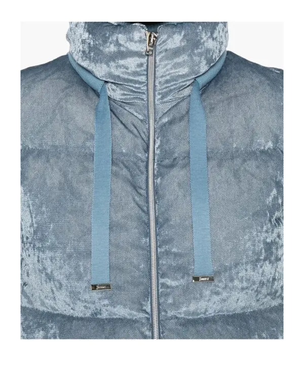 Herno Quilted Velvet Zip-up Gilet