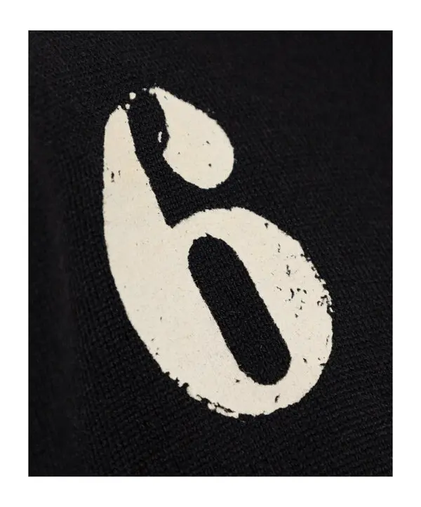 MAISON MARGIELA Logo Print Round Neck Pullover