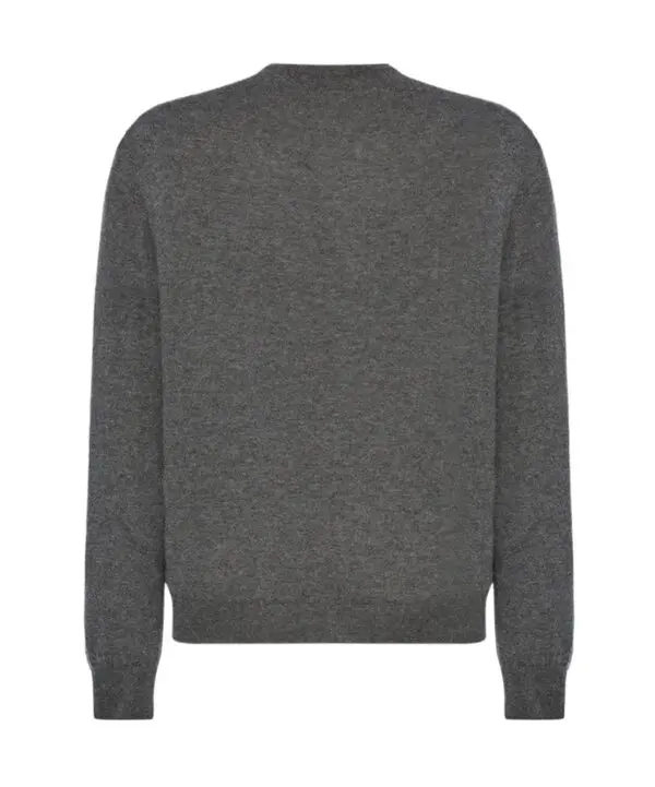 THE ROW Mapple V-neck Long-sleeve Top
