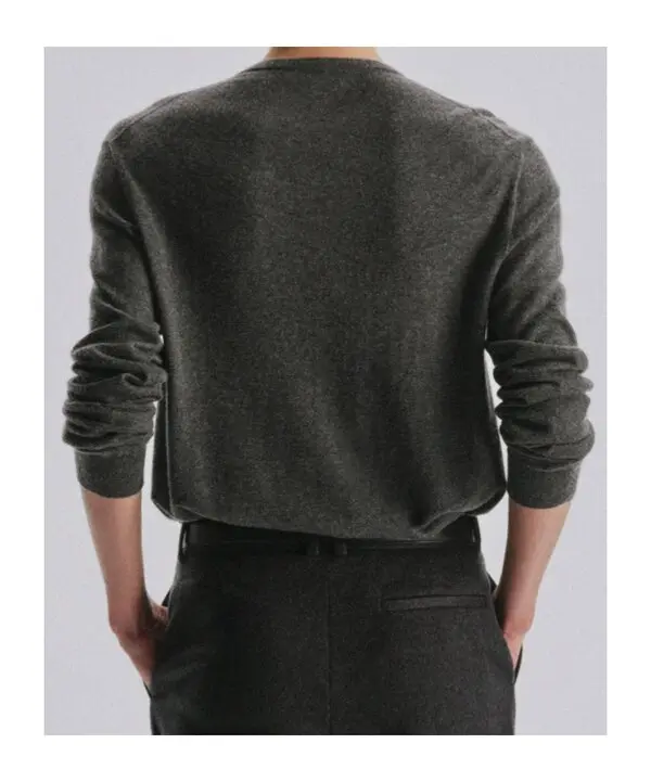 THE ROW Mapple V-neck Long-sleeve Top