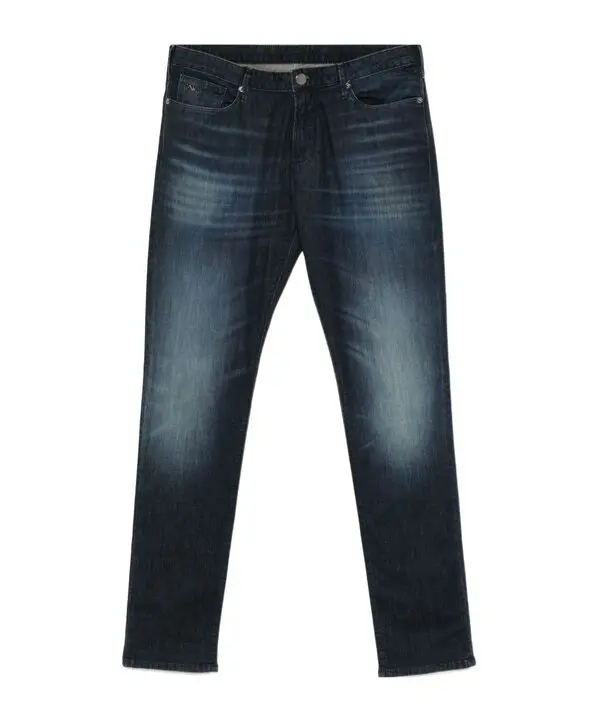 Emporio Armani Belt Loop Jeans - Black