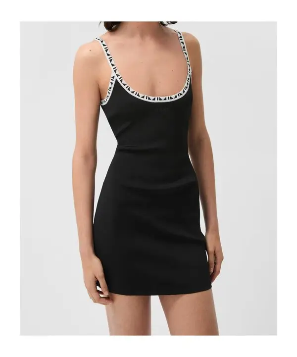 Versace Stretch Viscose Jacquard Mini Dress