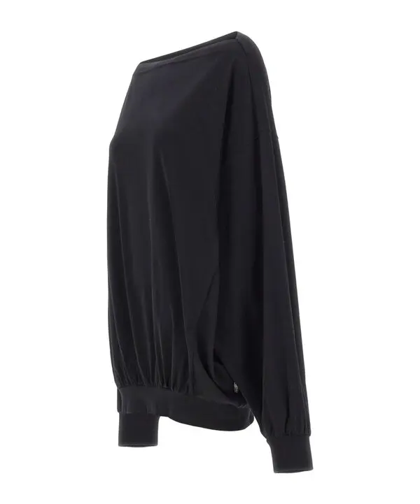 MAISON MARGIELA Oversized Off-shoulder Long Sleeve Top