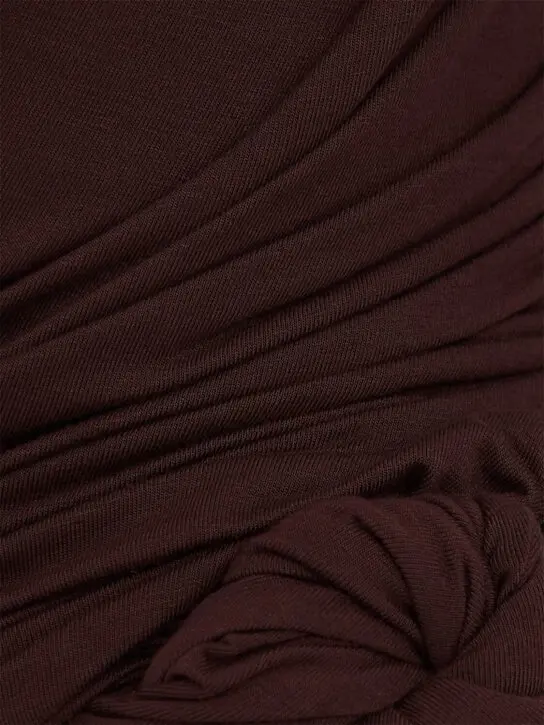 Magda Butrym Cotton Ruched Top