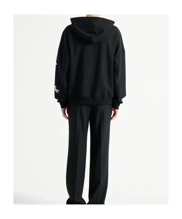 Balmain Embroidered Insect Hoodie