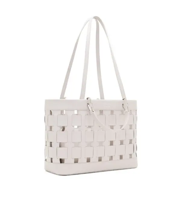 Emporio Armani Woven Tote Bag With Pouch