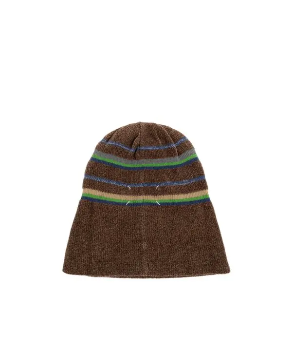 MAISON MARGIELA Striped Knit Hat