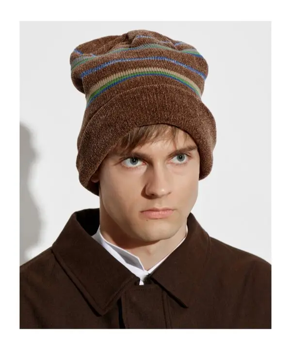 MAISON MARGIELA Striped Knit Hat